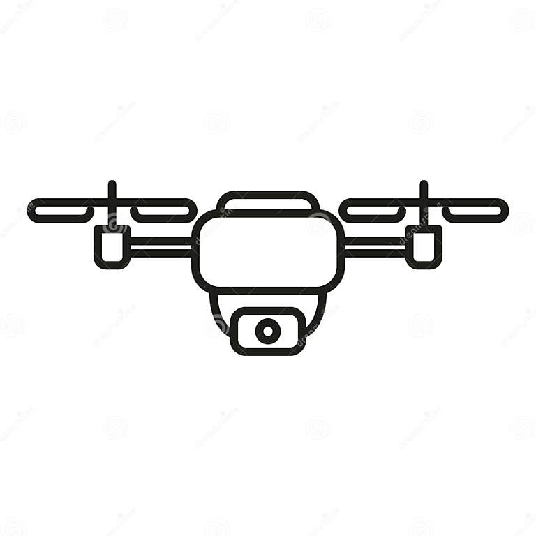 Smart Digital Camera Icon Outline Vector. Remote Control Stock ...