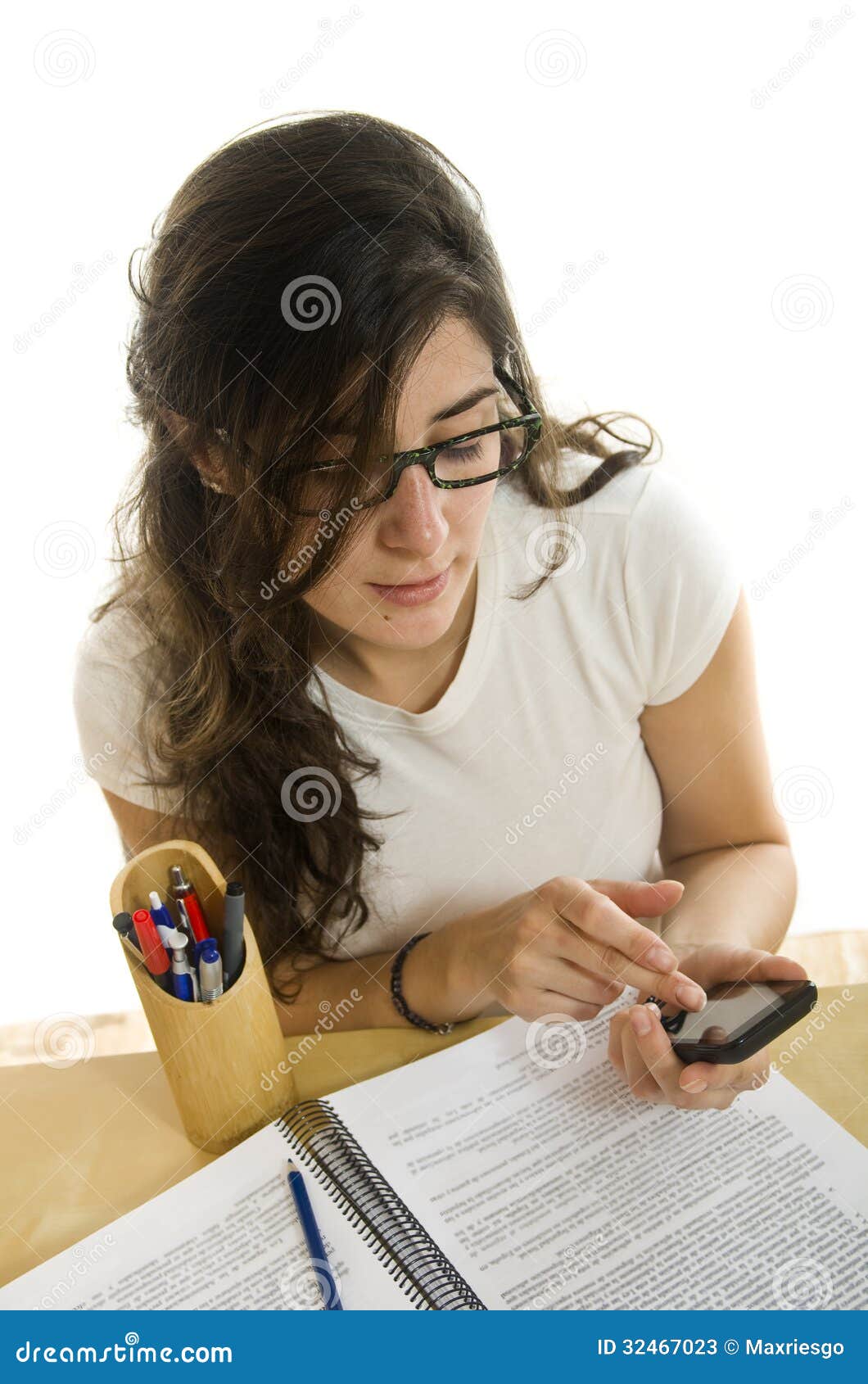 Smart distractions stock image. Image of message, attractive - 32467023