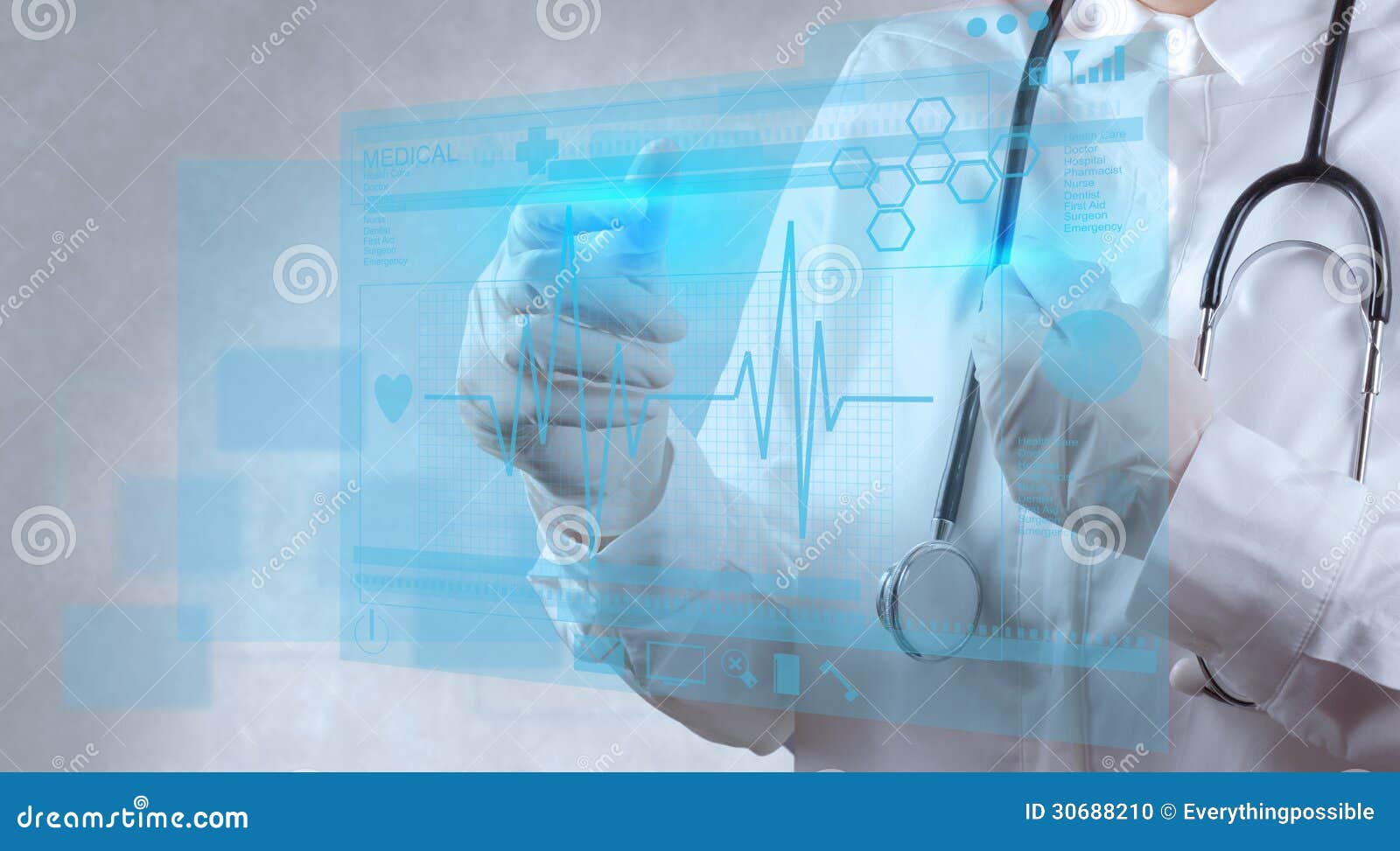 Smart doctor stock photo. Image of doctor, patient, diagnose - 30688210
