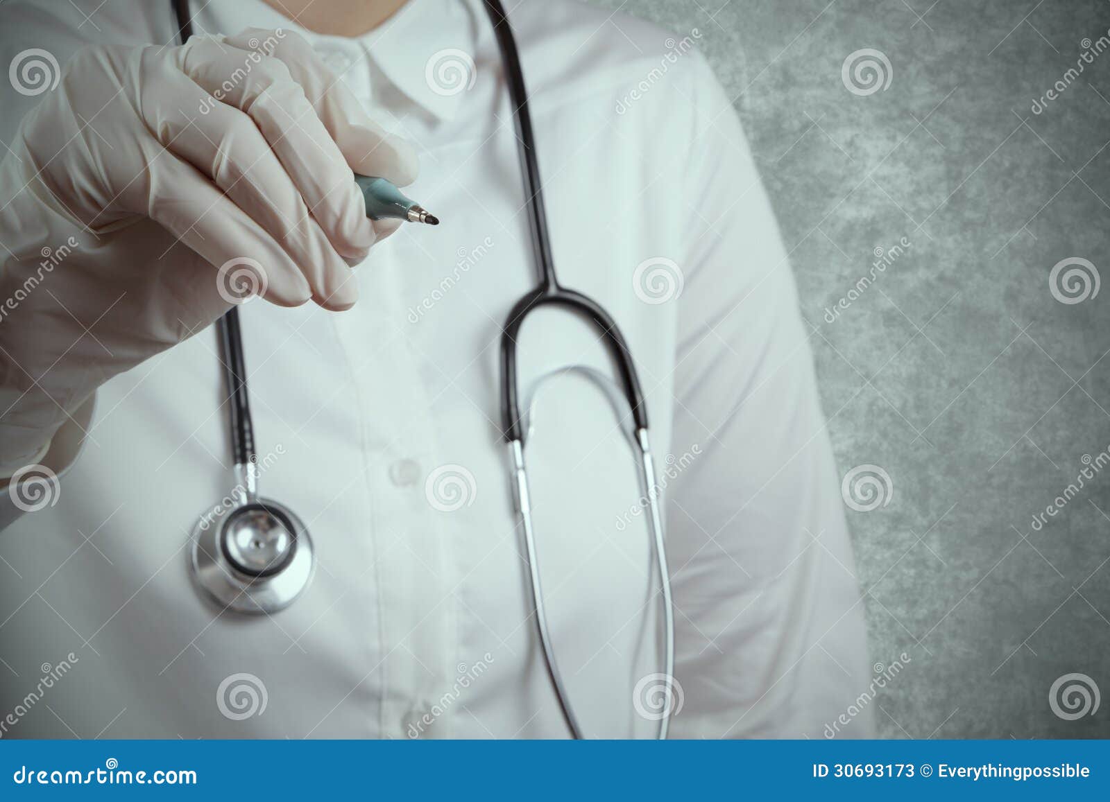 Smart doctor stock image. Image of emergency, scrubs - 30693173