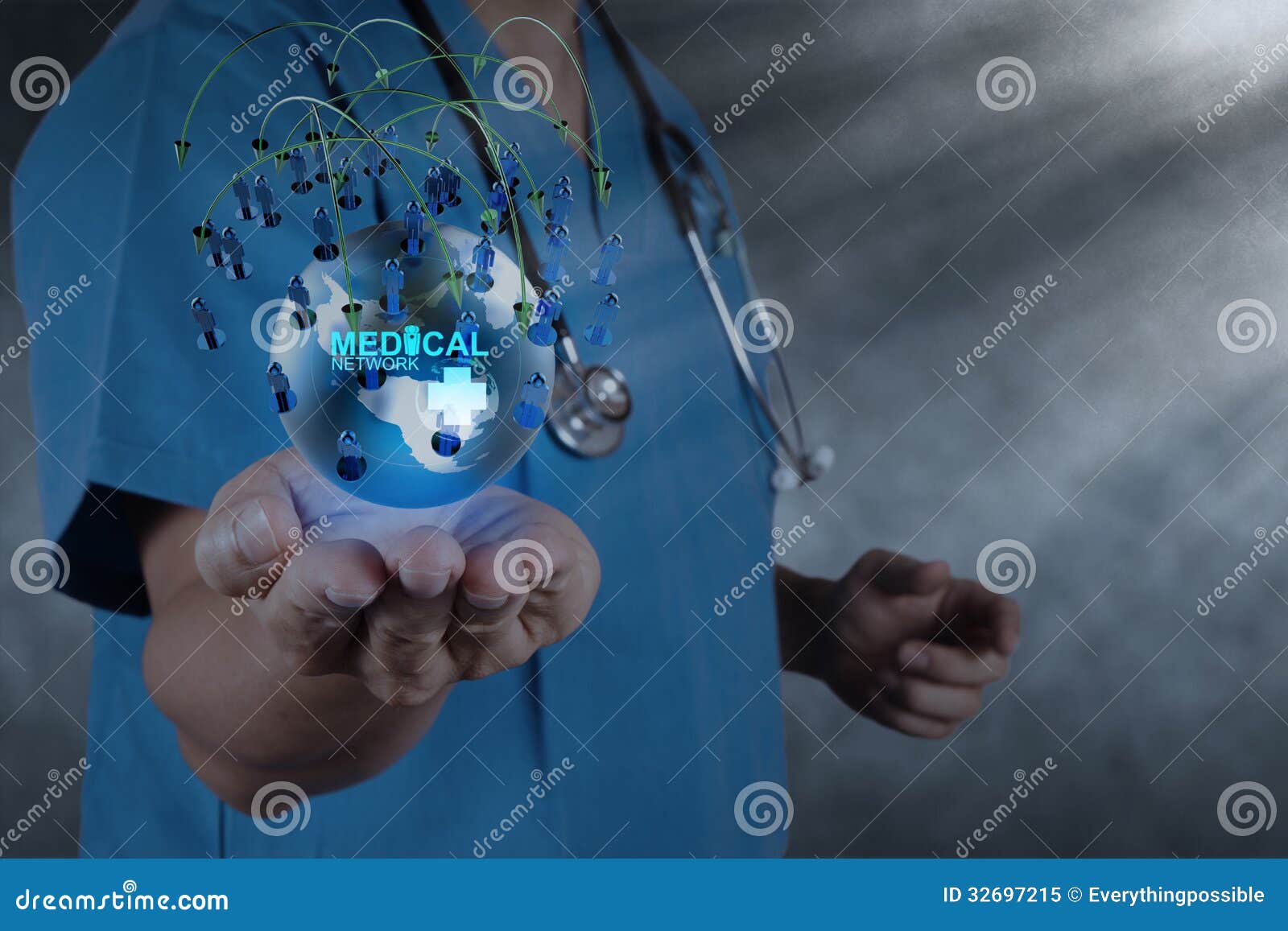 Smart doctor stock image. Image of medical, measurement - 32697215