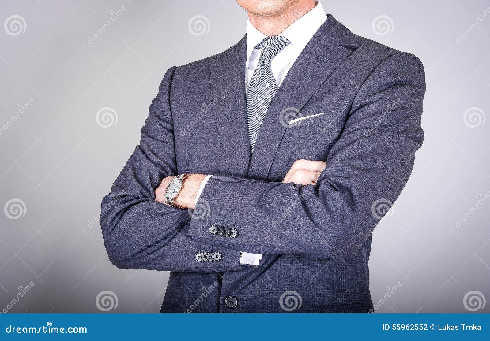Smart dressed man in suit stock photo. Image of contact - 55962552