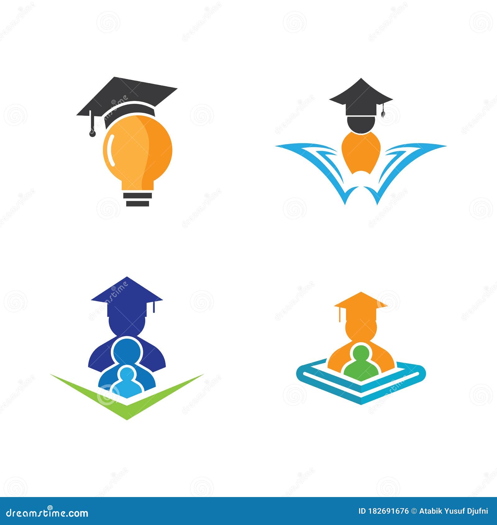 Smart education icon stock vector. Illustration of vector - 182691676