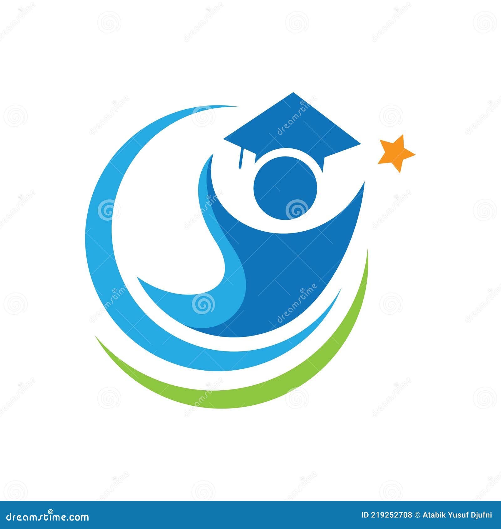 Smart Education Logo Design Stock Vector - Illustration of white, icon ...