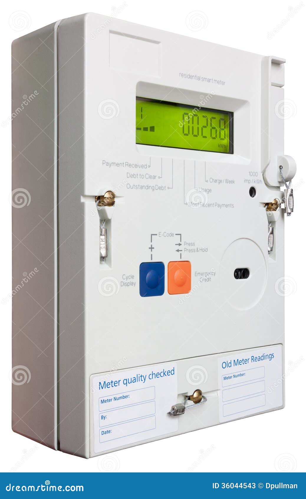 Smart Electricity Meter stock image. Image of appliance - 36044543