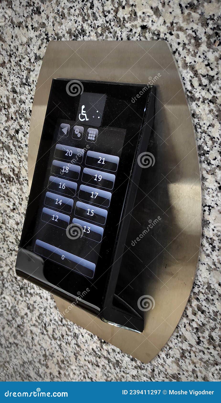 Smart Elevator Touch Screen Stock Image - Image of screen, building ...