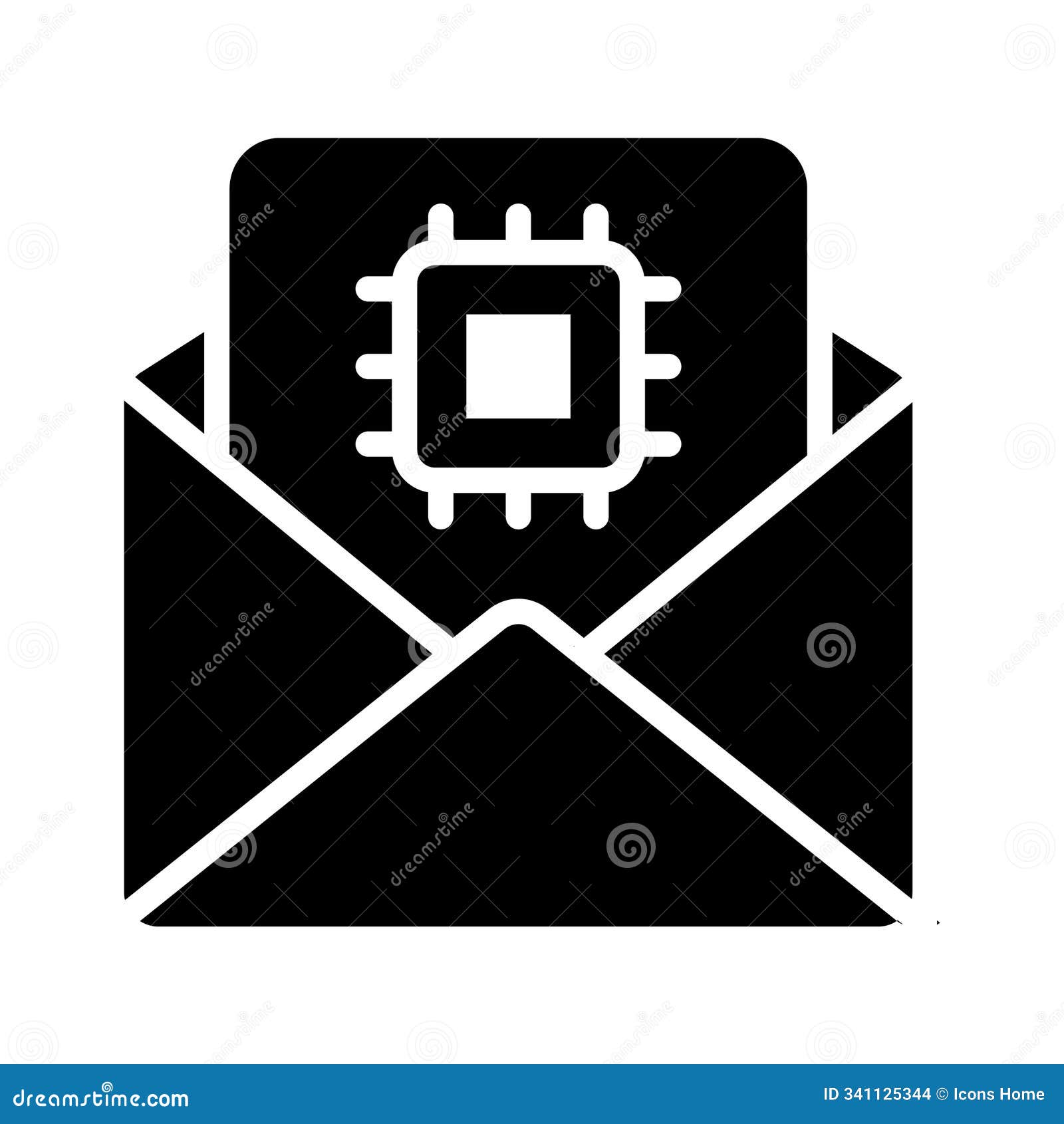 Smart Email, Email Generator, Ai Mail Vector Design Stock Illustration ...