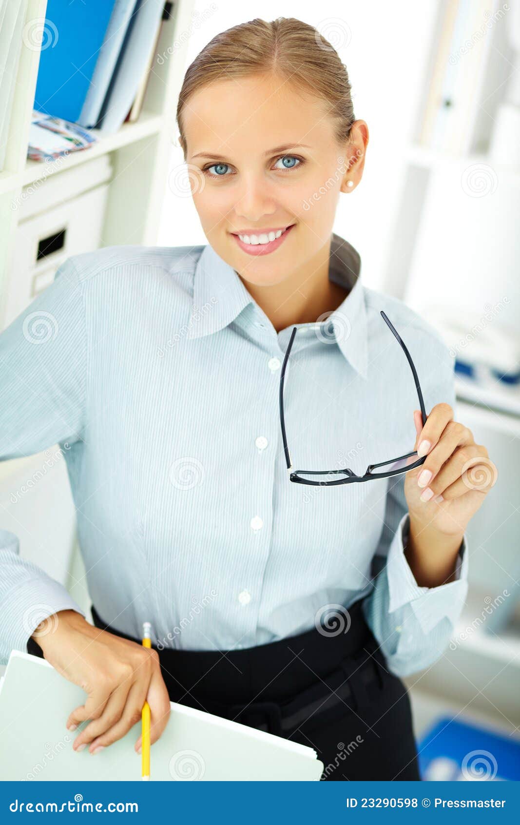 Smart employer stock photo. Image of collar, face, friendly - 23290598
