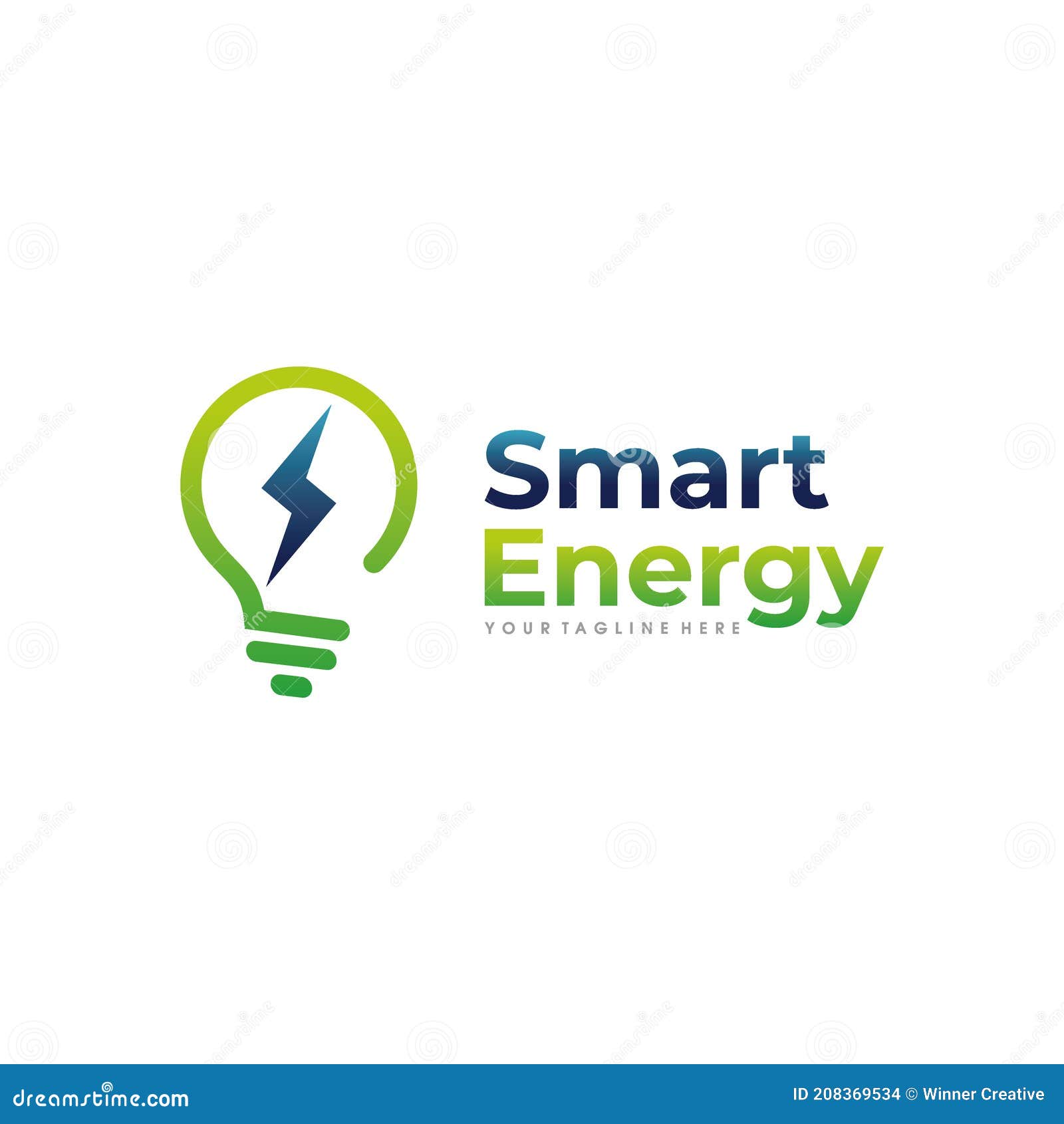 Smart Energy Logo Design Vector Stock Vector - Illustration of flash ...