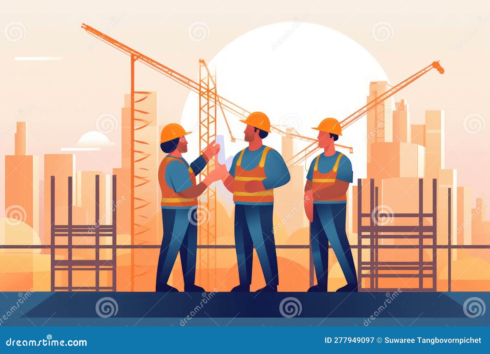 Engineer, Manager And Online Chemistry Icons Set. Security Agency ...