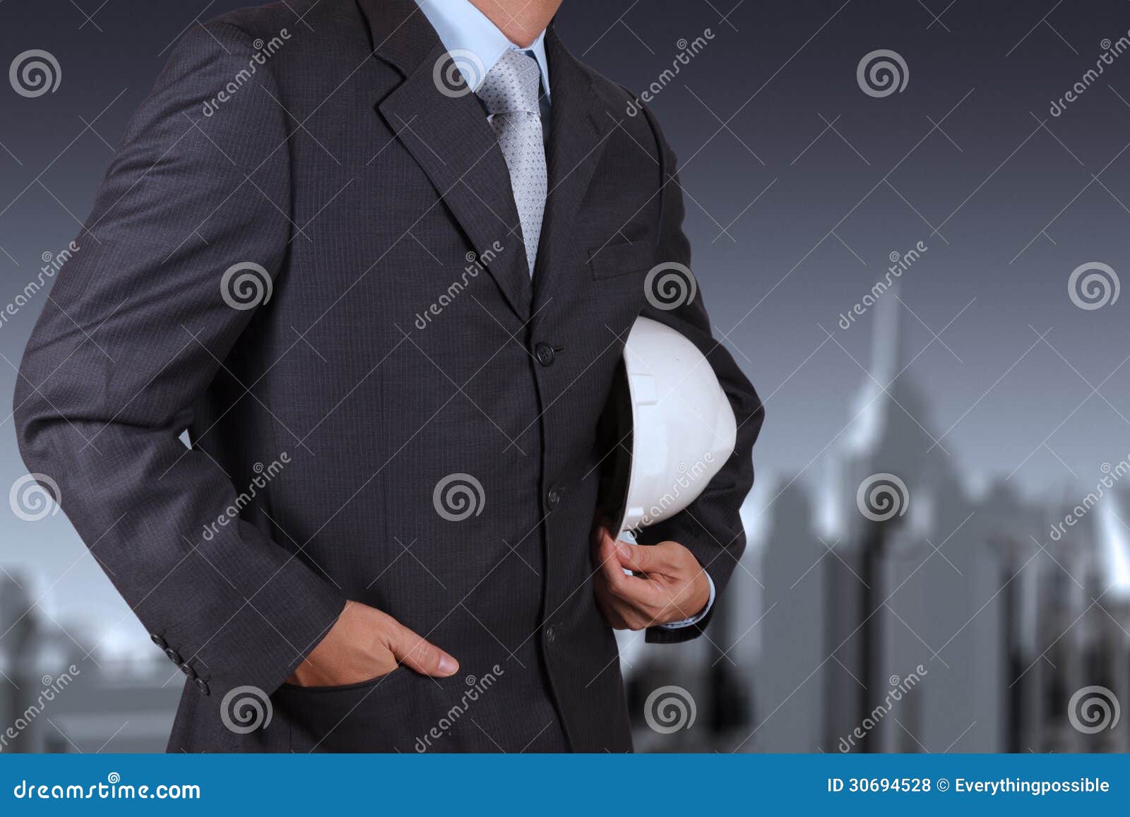 Smart engineer stock photo. Image of blueprint, contractor - 30694528