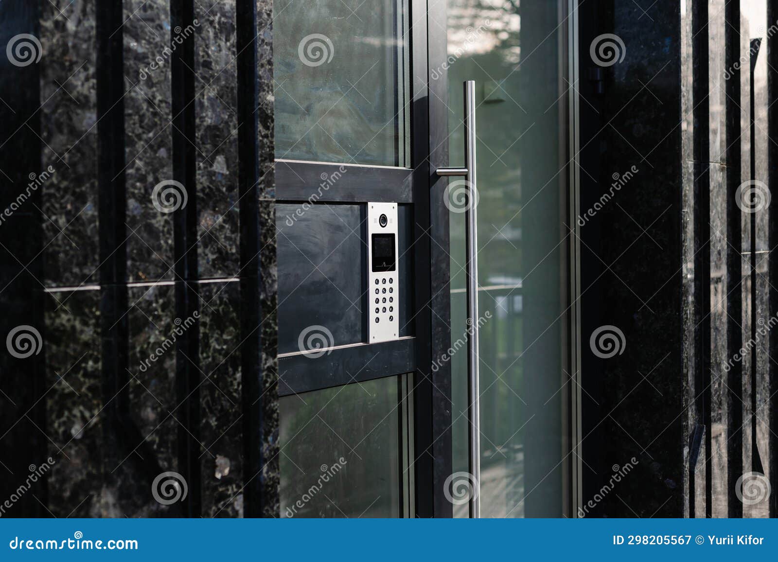 Smart Entry Security Facial Recognition Chip And Qr Code Stock Image