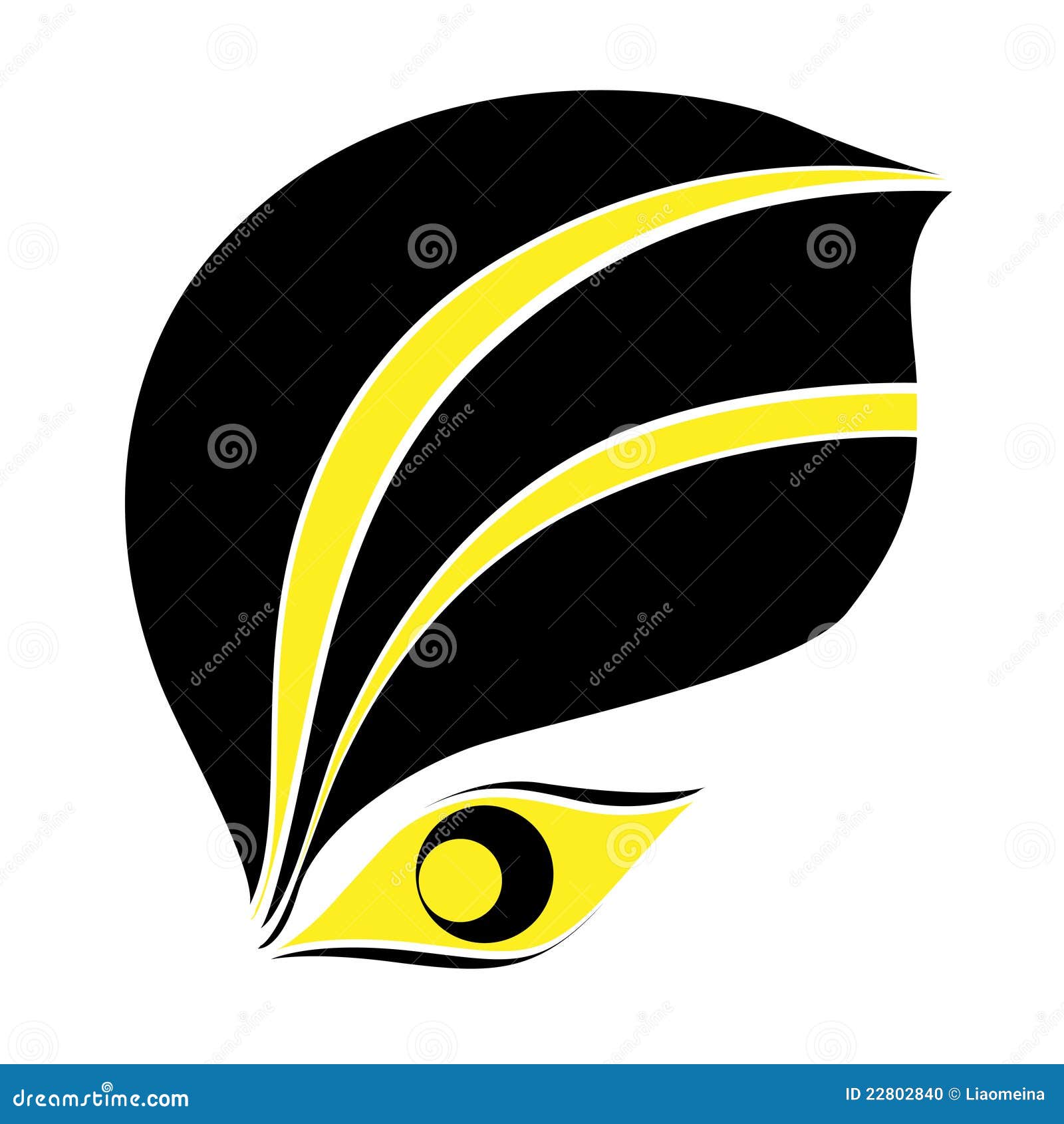 Smart eye stock vector. Illustration of yellow, vector - 22802840
