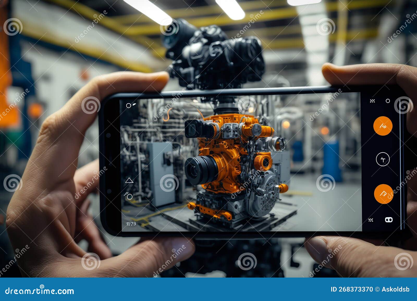 Smart Factory with Control Using a Smartphone To Check the Job Status ...