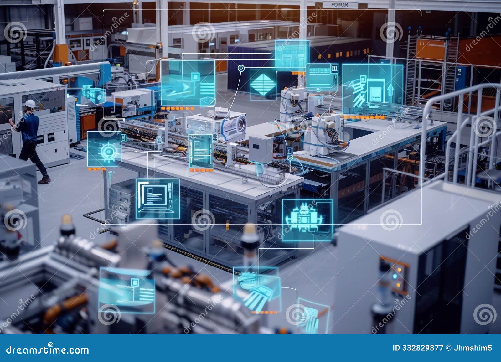 A Smart Factory Presents a Seamless Integration of Connected Machines ...