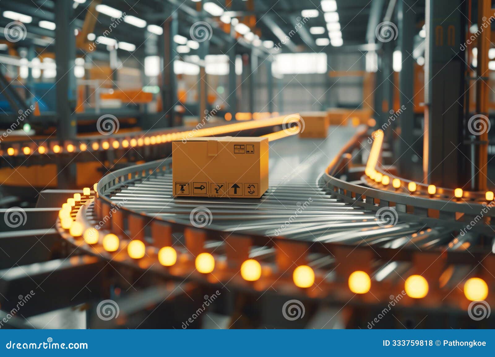 Smart Factory Production Line. Smart Factory Stock Illustration ...