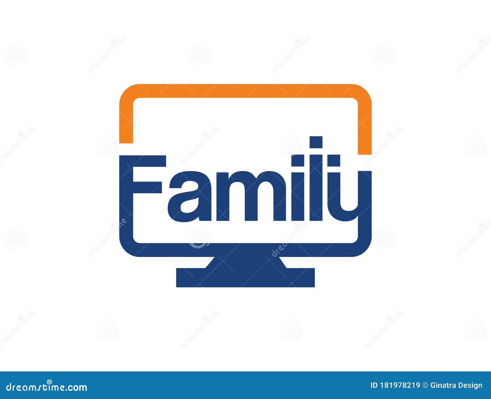 Smart Family Computing Logo Vector Stock Vector - Illustration of line ...
