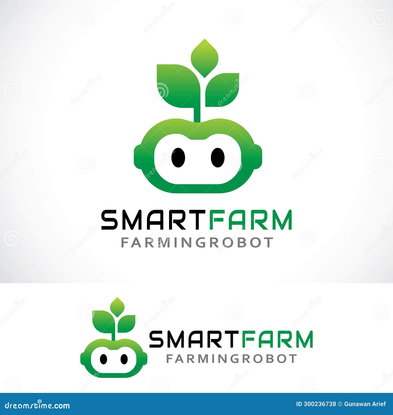 Smart Farm Logo Design Template Stock Illustration - Illustration of ...