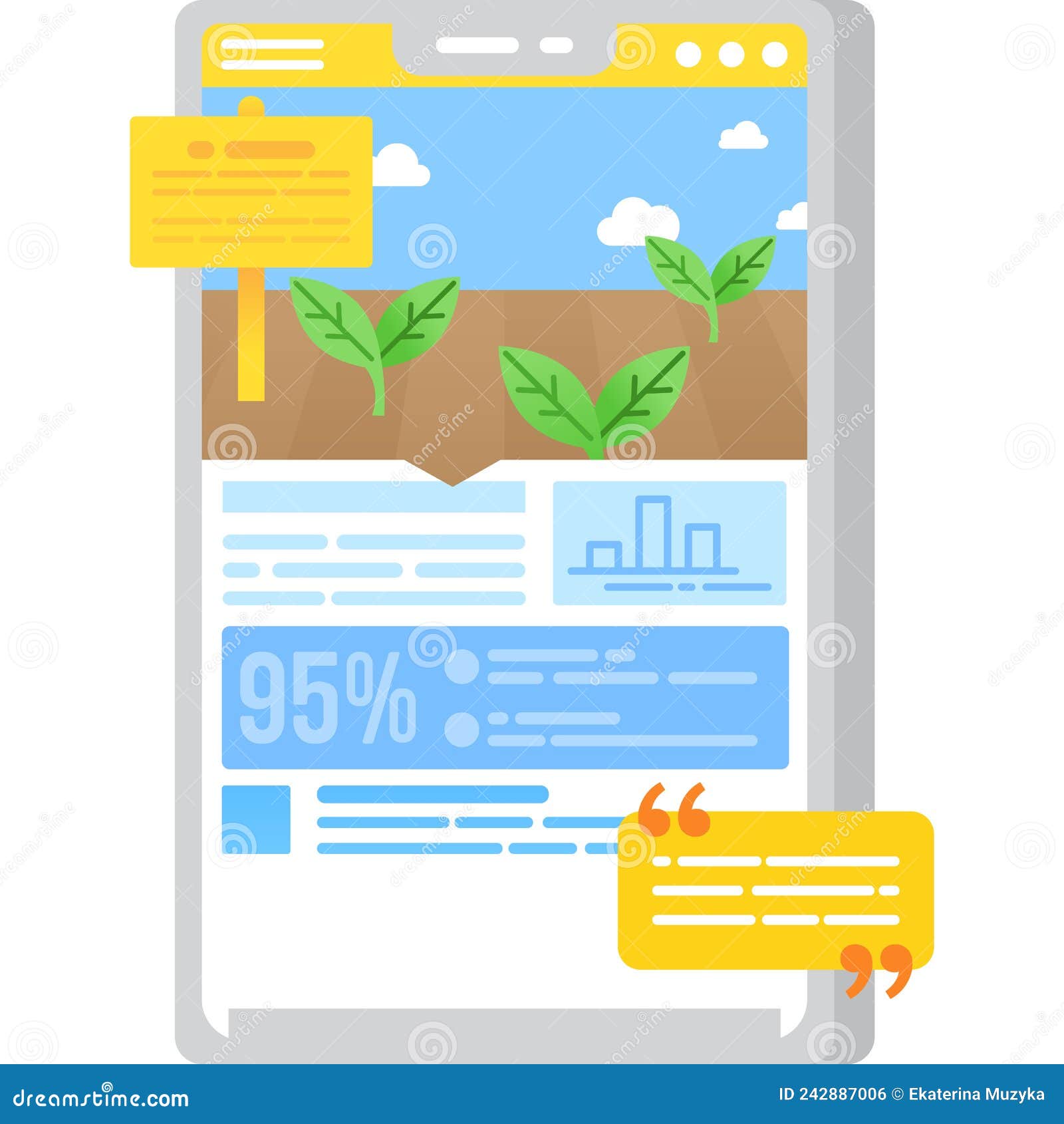 Smart Farming Agritech Icon Vector Growing System Stock Vector ...