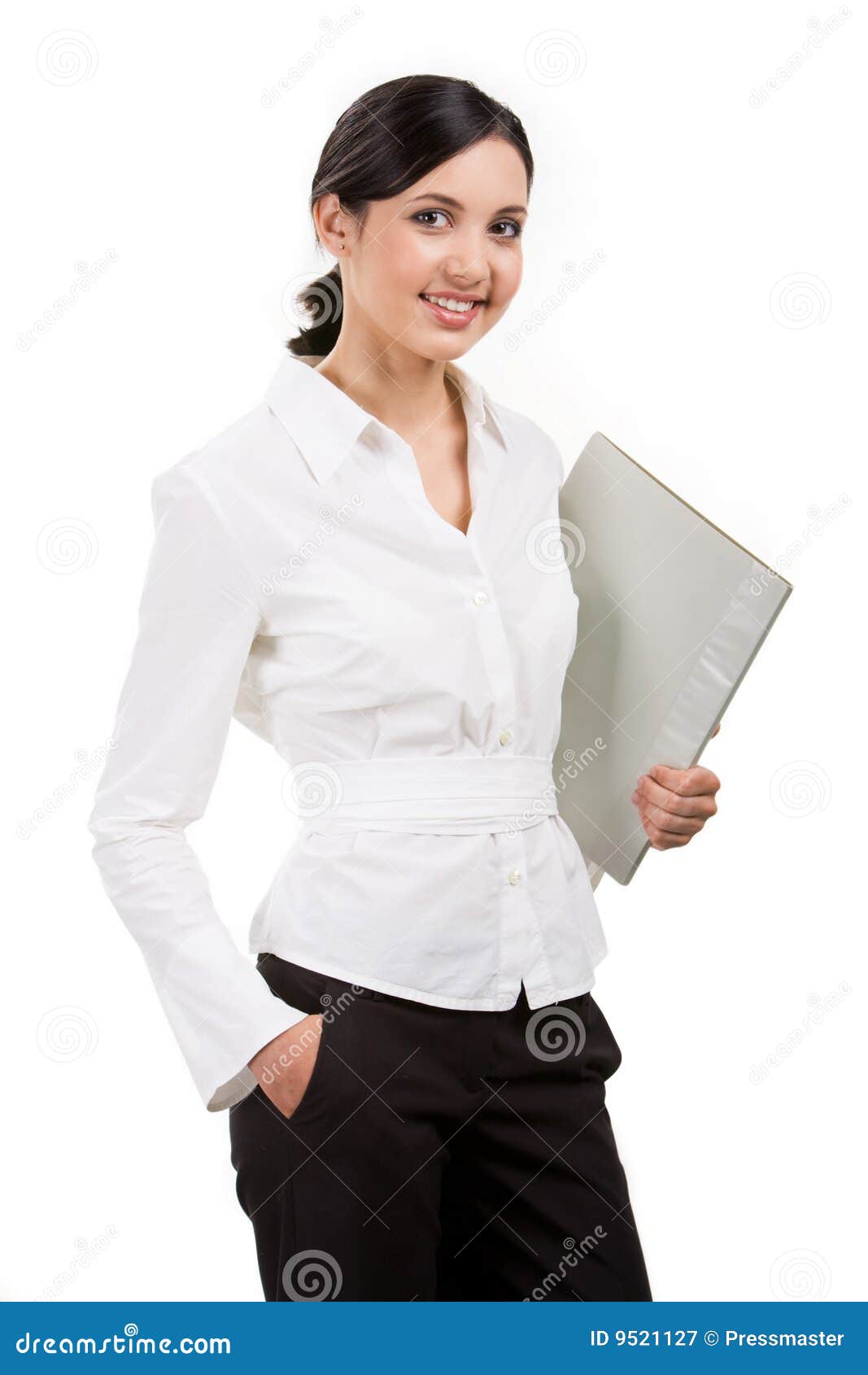 Smart female stock image. Image of adult, face, cheerful - 9521127