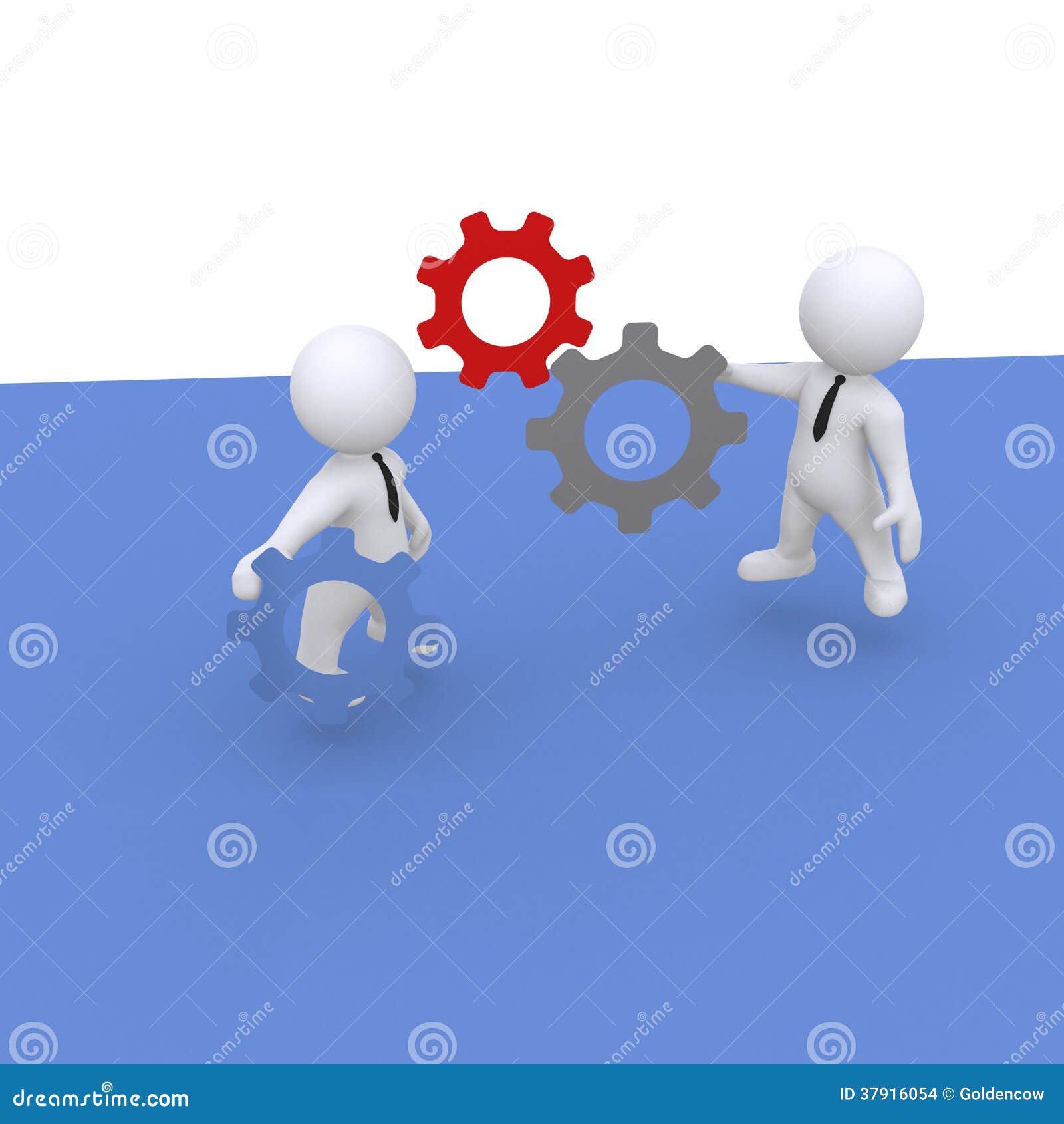 Smart figure stock illustration. Illustration of colleagues - 37916054
