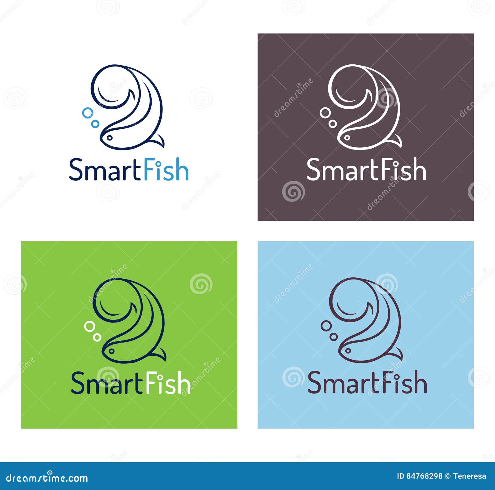 Smart Fish Farm, Flat Vector Illustration. Iot, Smart Farming ...