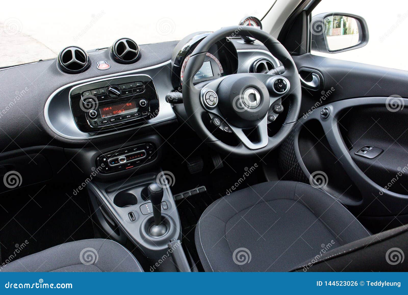 Smart forfour EV Interior editorial photo. Image of auto - 144523026