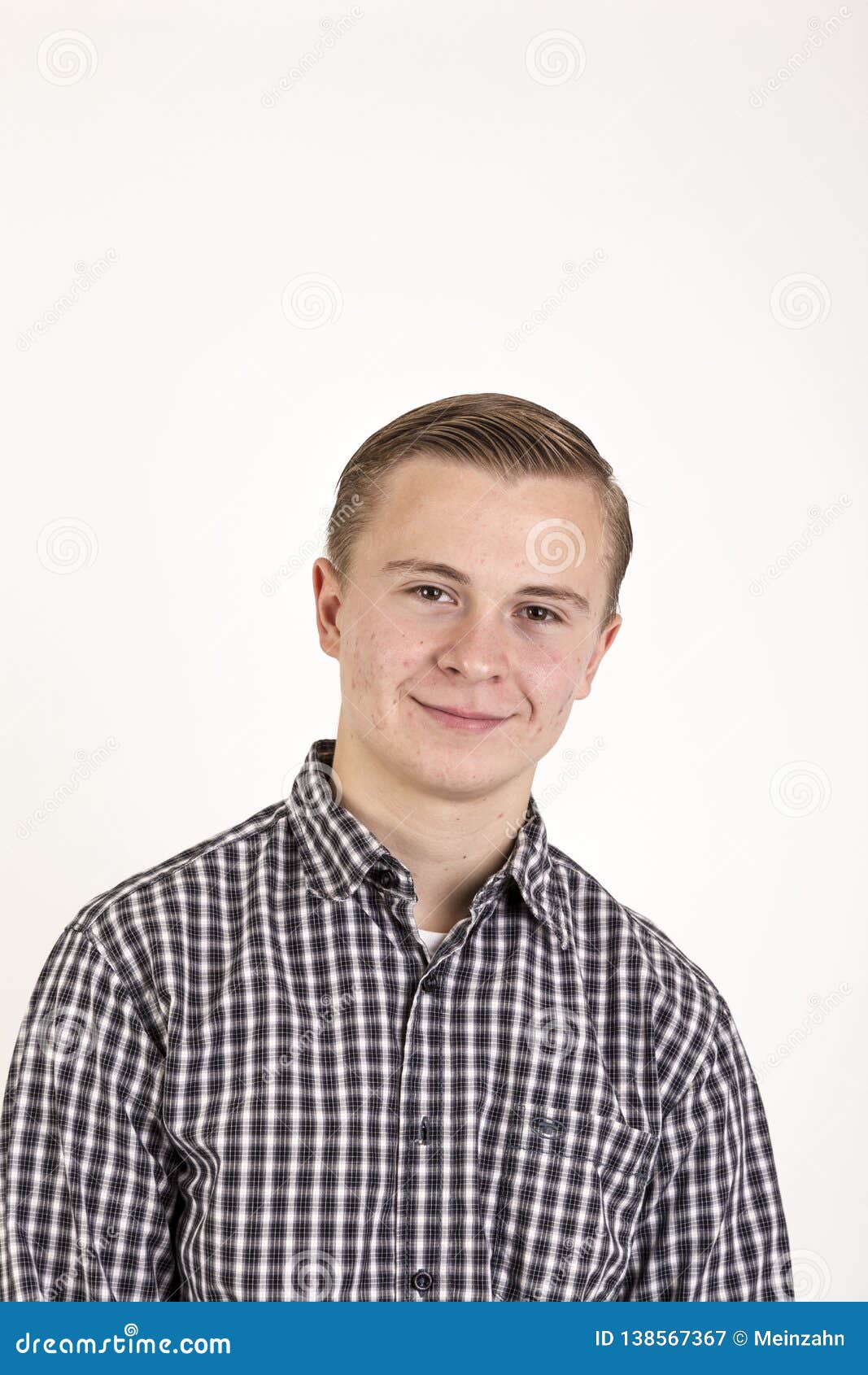 Smart Friendly Looking Teenage Boy Stock Image - Image of fifteen ...