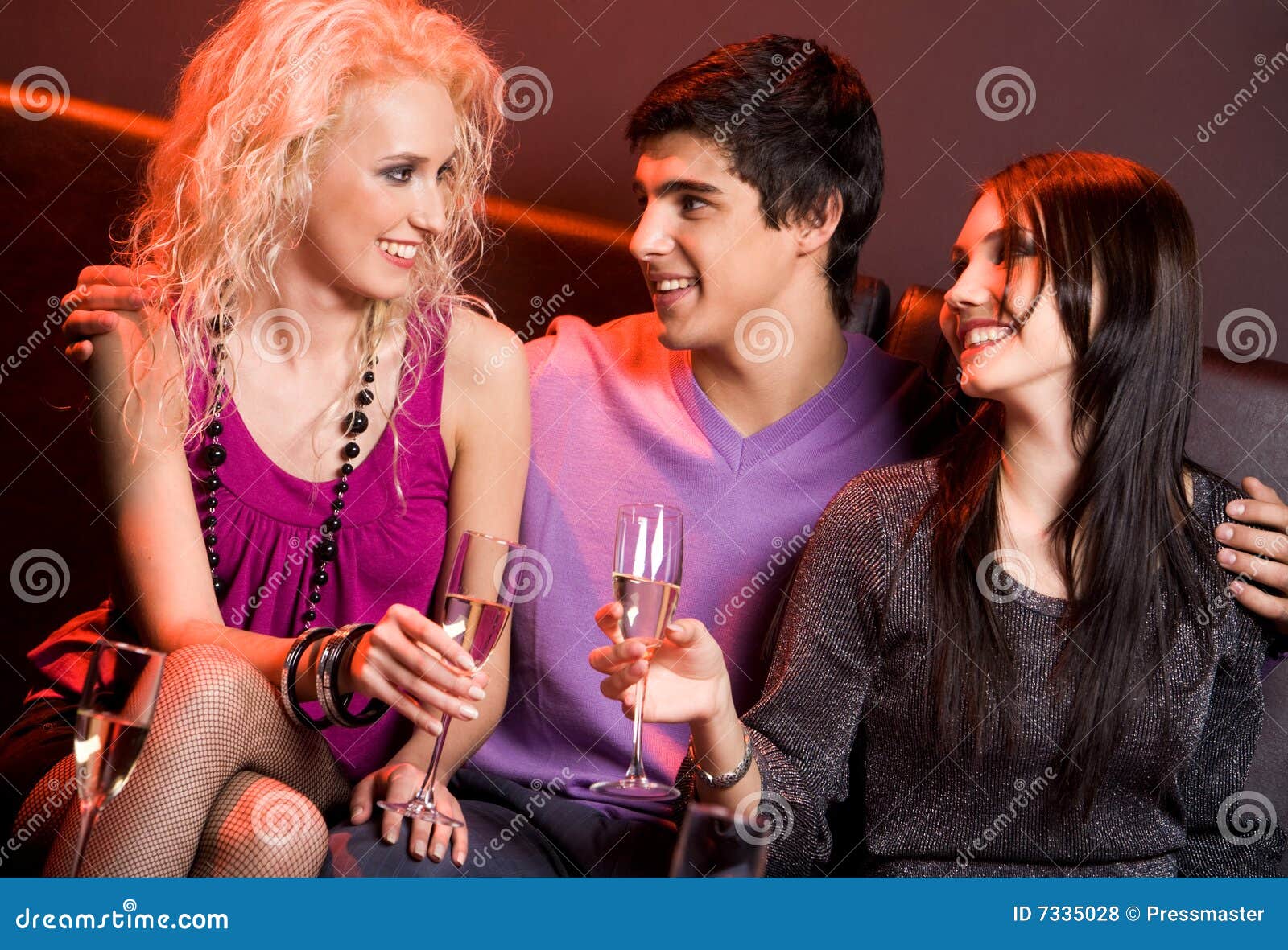 Smart friends stock photo. Image of female, modern, friendly - 7335028