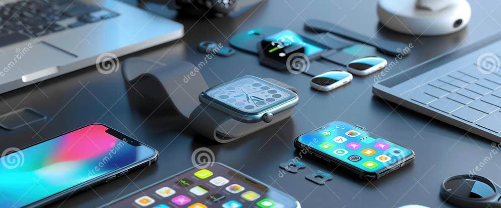 Smart Gadget. Simplifying Everyday Tasks and Adding Convenience Concept ...