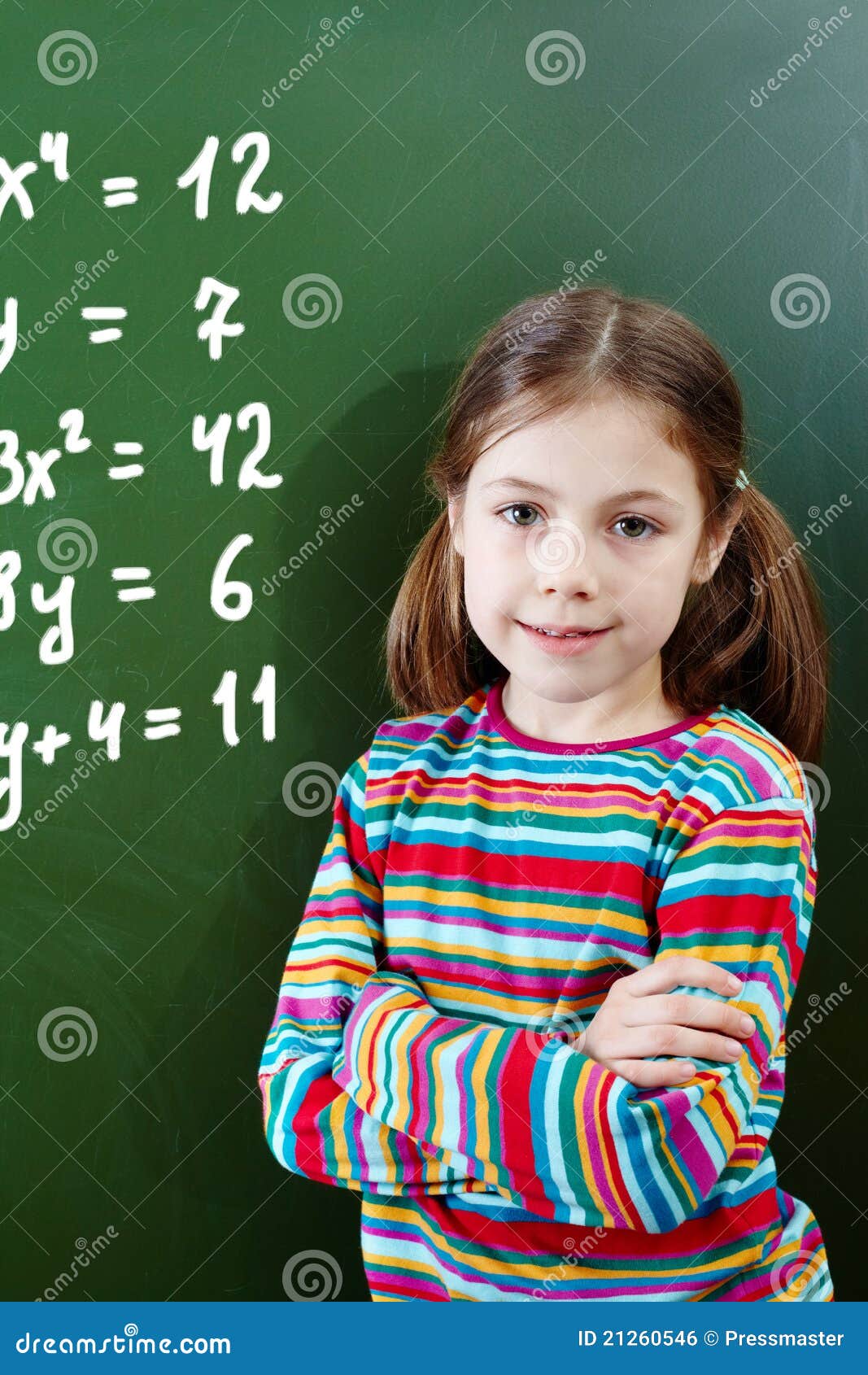 Smart girl stock photo. Image of intelligent, glance - 21260546