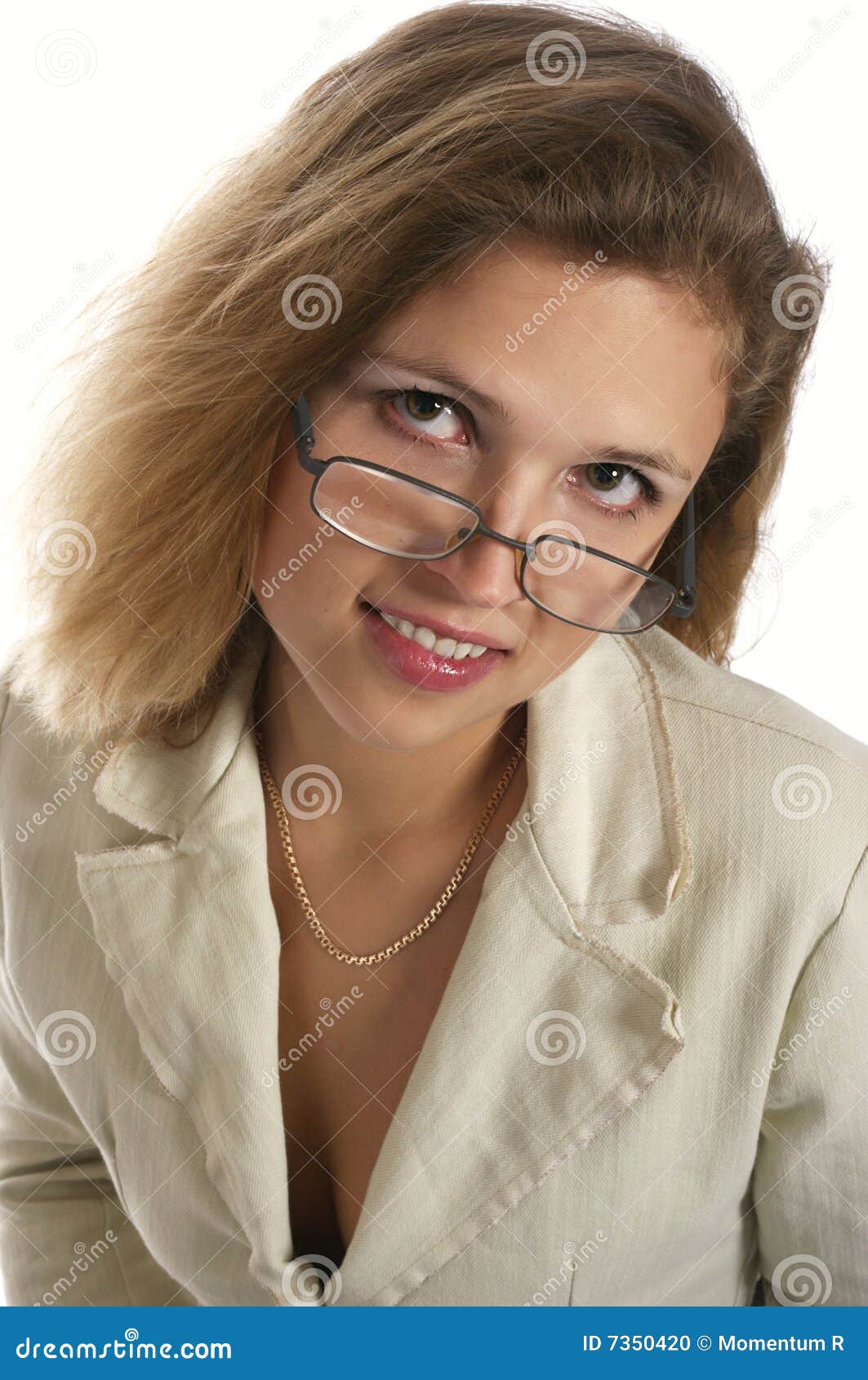 Smart girl stock photo. Image of adult, spectacles, person - 7350420