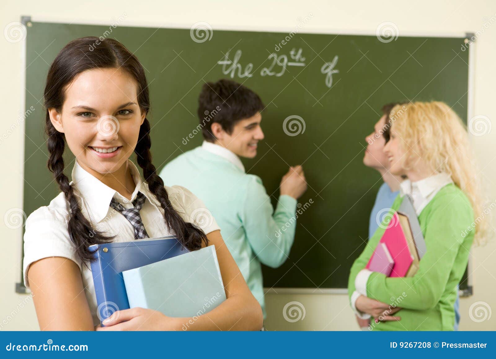 Smart girl stock photo. Image of college, casual, highschool - 9267208