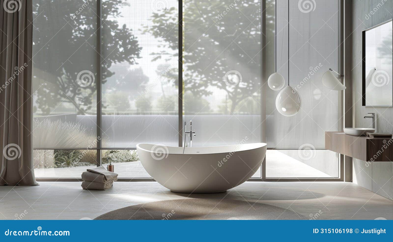 The Smart Glass Windows in the Bathroom Serve As a Functional and ...