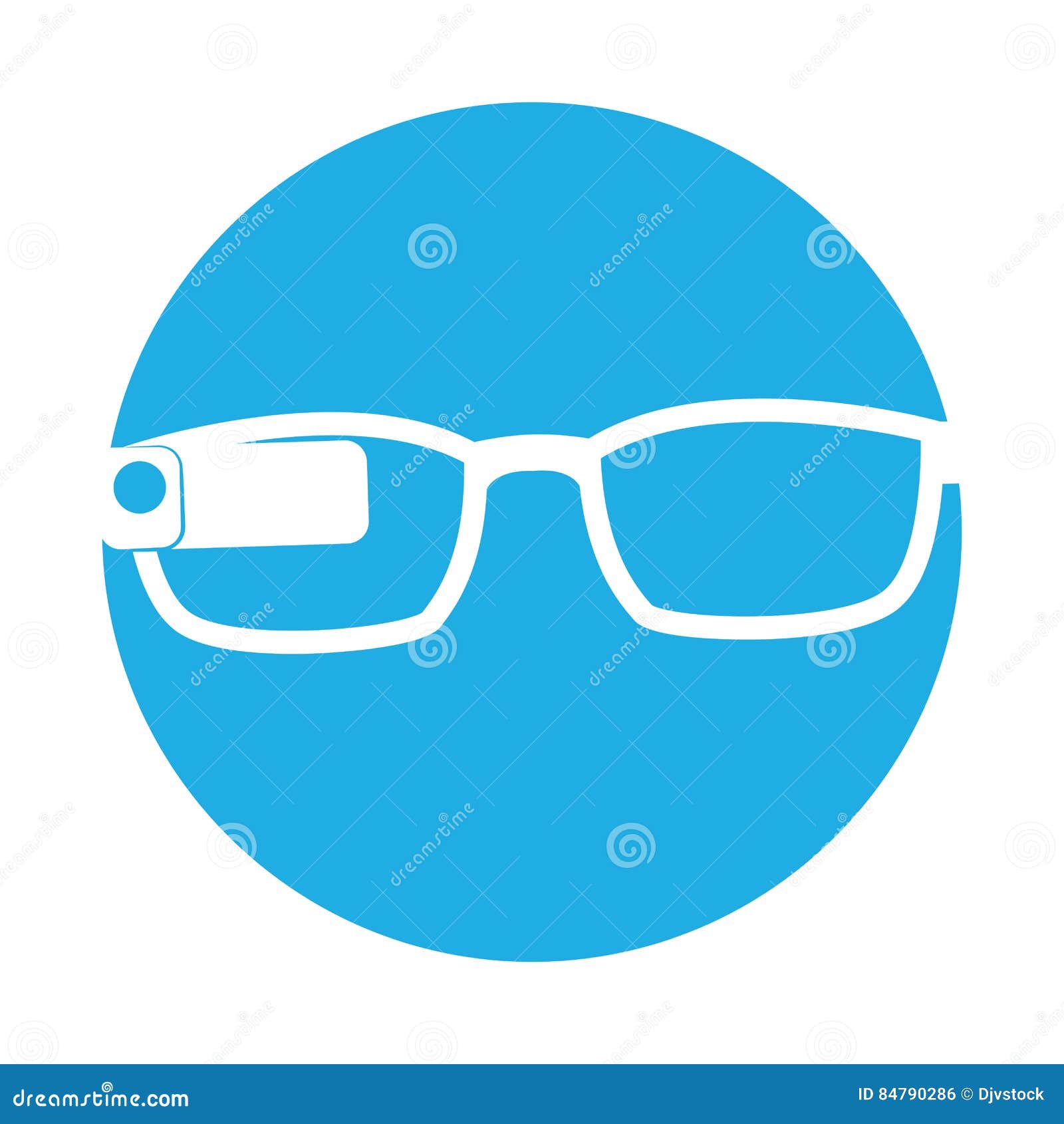 Smart glasses icon image stock illustration. Illustration of ...