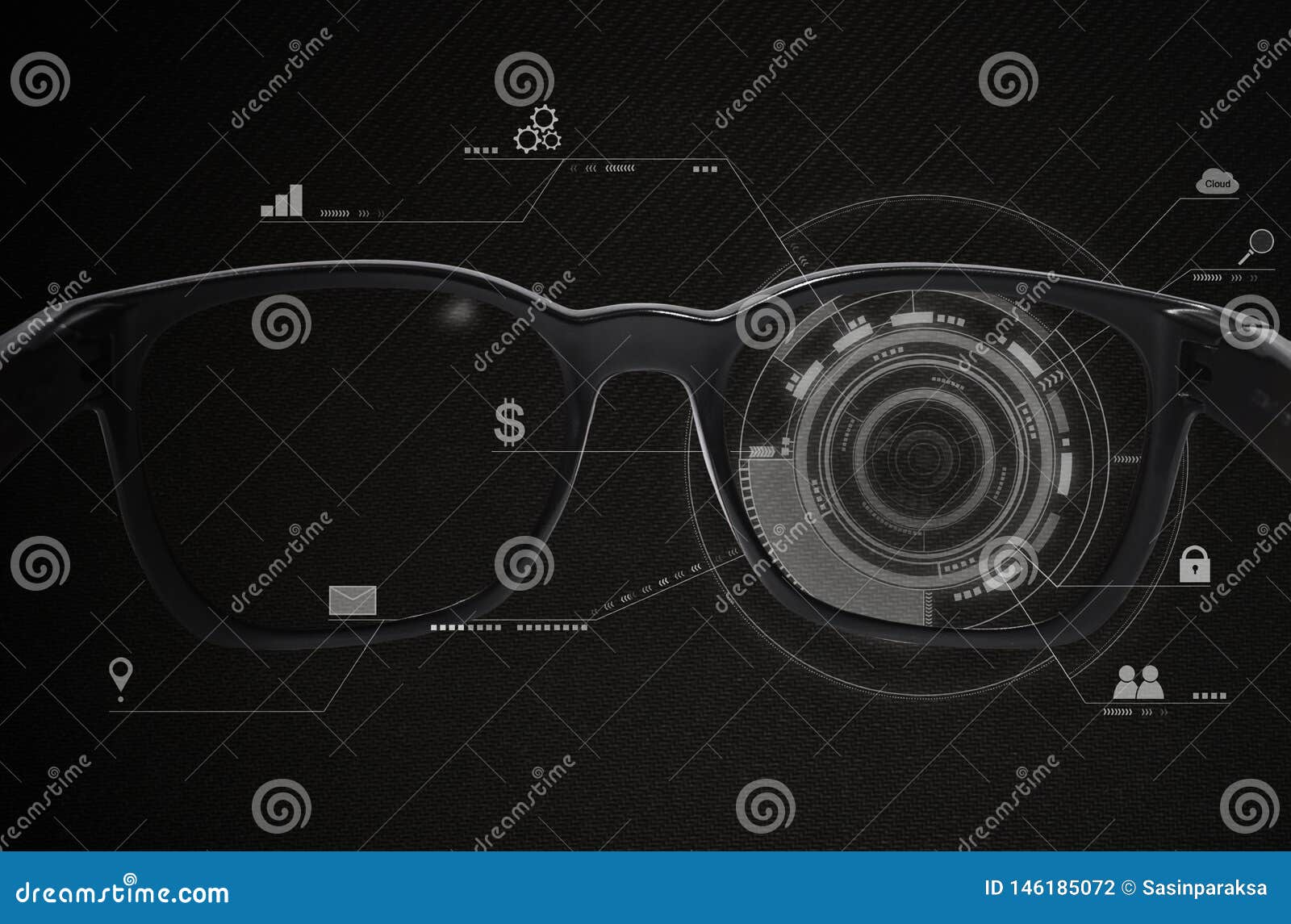 Smart Glasses, VR Virtual Reality, And AR Augmented Reality Technology ...