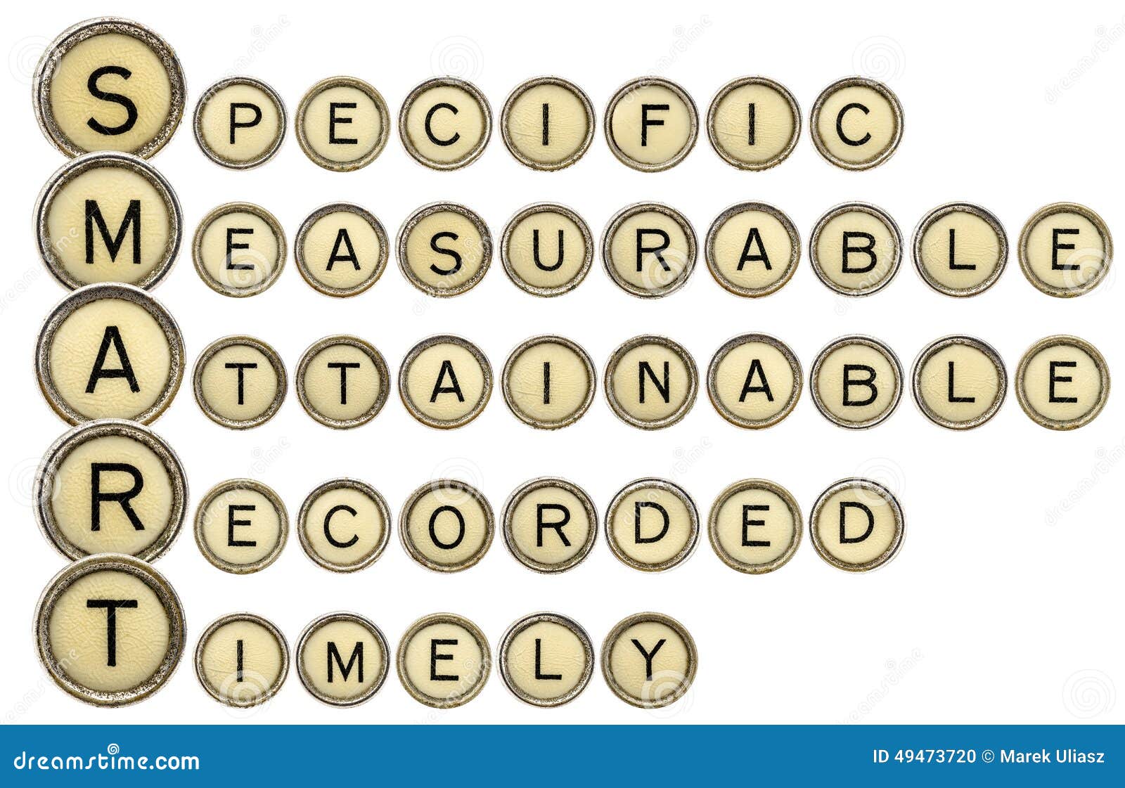 SMART goal setting stock photo. Image of goal, determination - 49473720