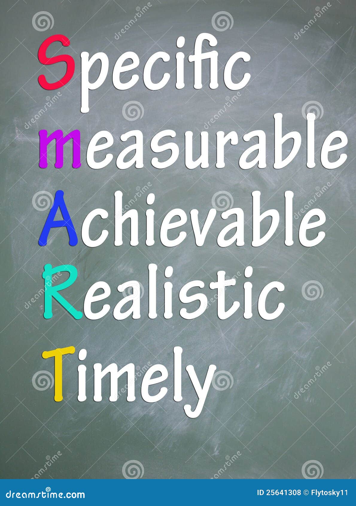 Smart Goals Symbol Stock Photography | CartoonDealer.com #25641308