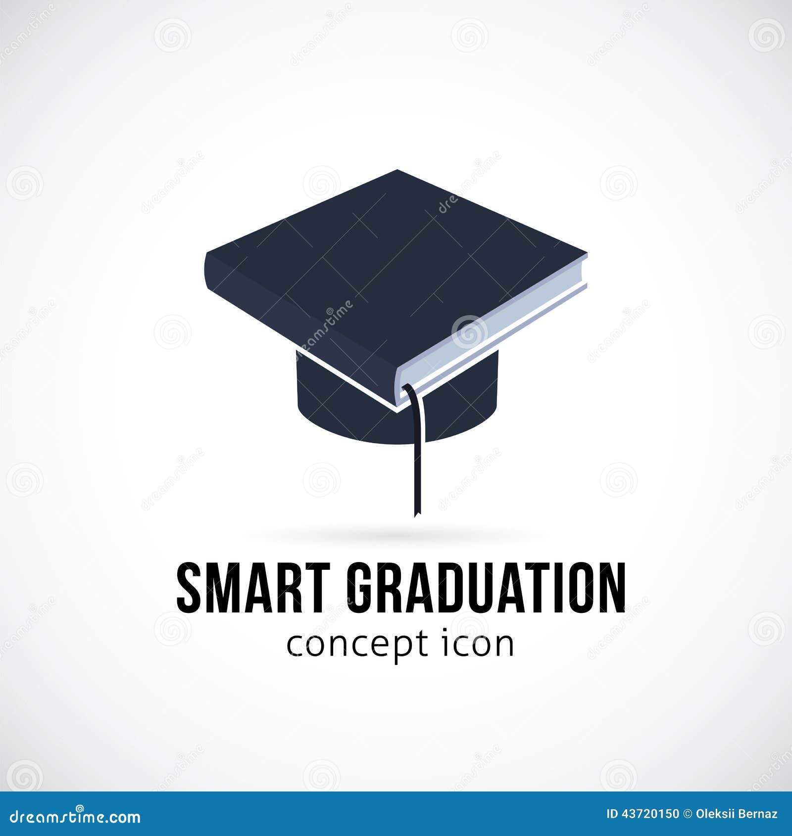Smart Graduation Vector Concept Icon Symbol or Stock Vector ...