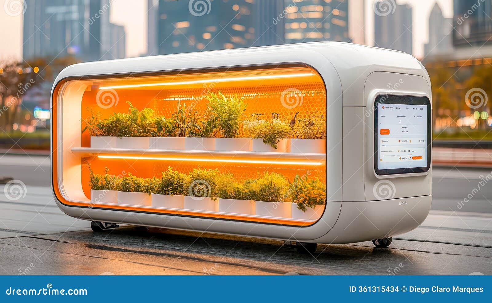 Smart Greenhouse With Growth Stages In Flat Vector Illustration ...