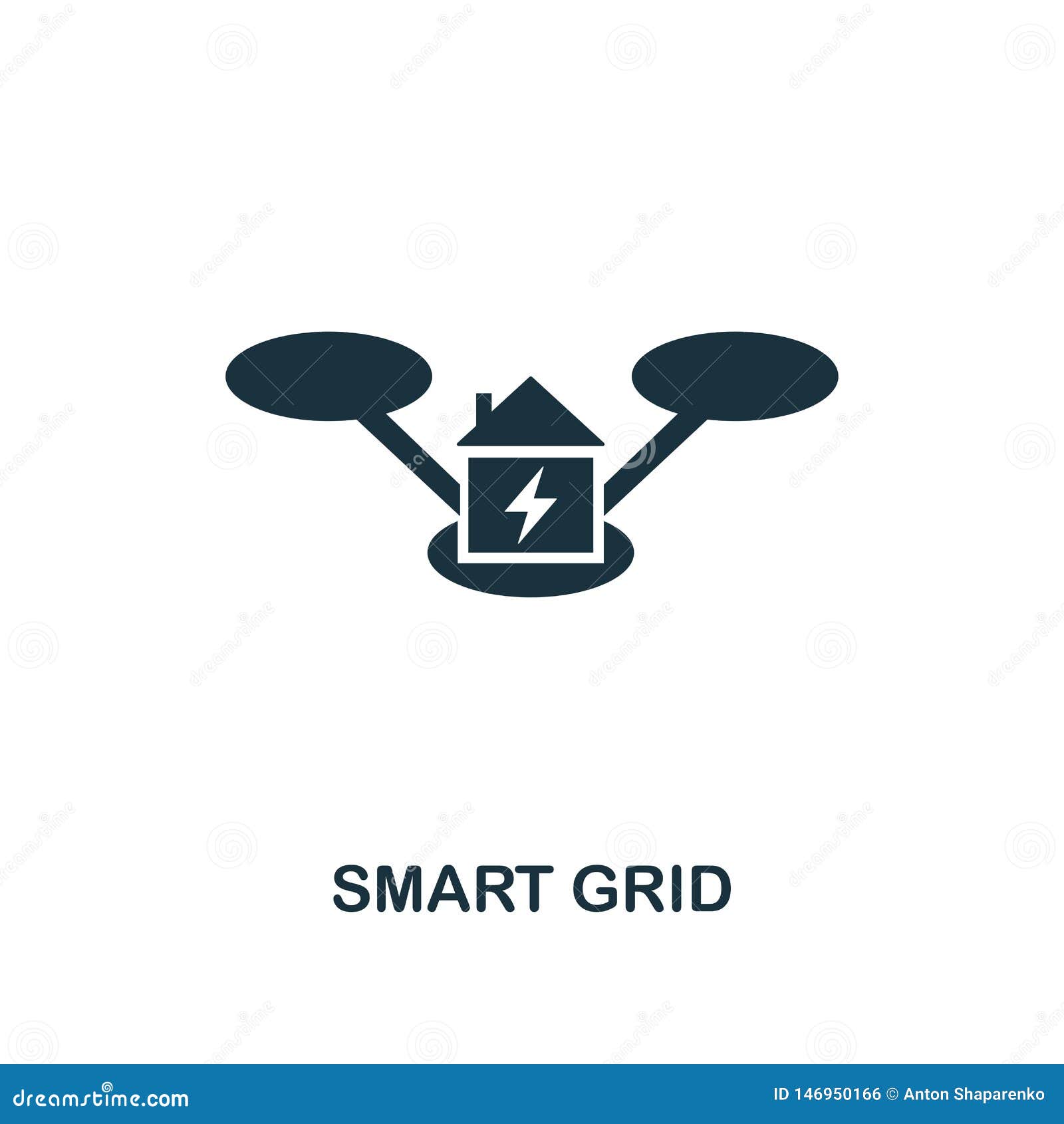 Smart Grid图标 从城市化图标收藏看精品风格设计 UI和UX Pixel完美的Smart Grid图标，用于Web设计和应用 库存例证 ...
