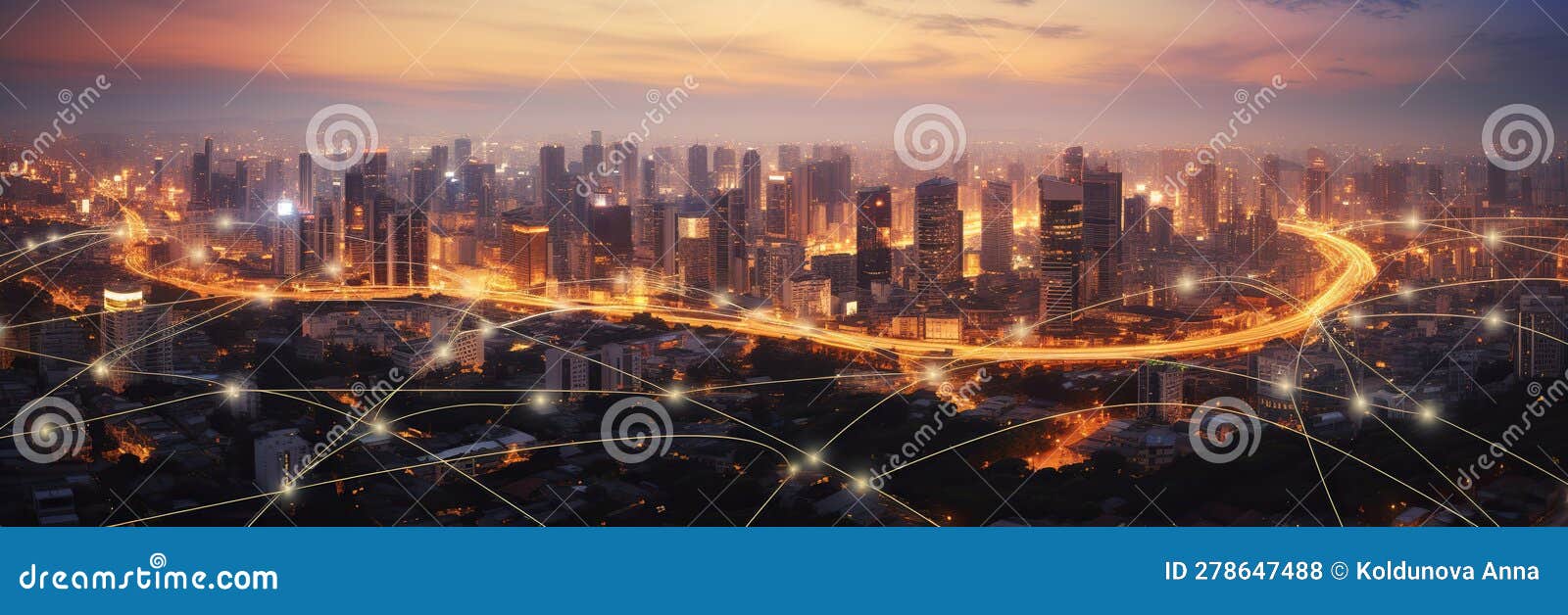 Smart Grid and Connection Technology Concept, Concept of Energy ...