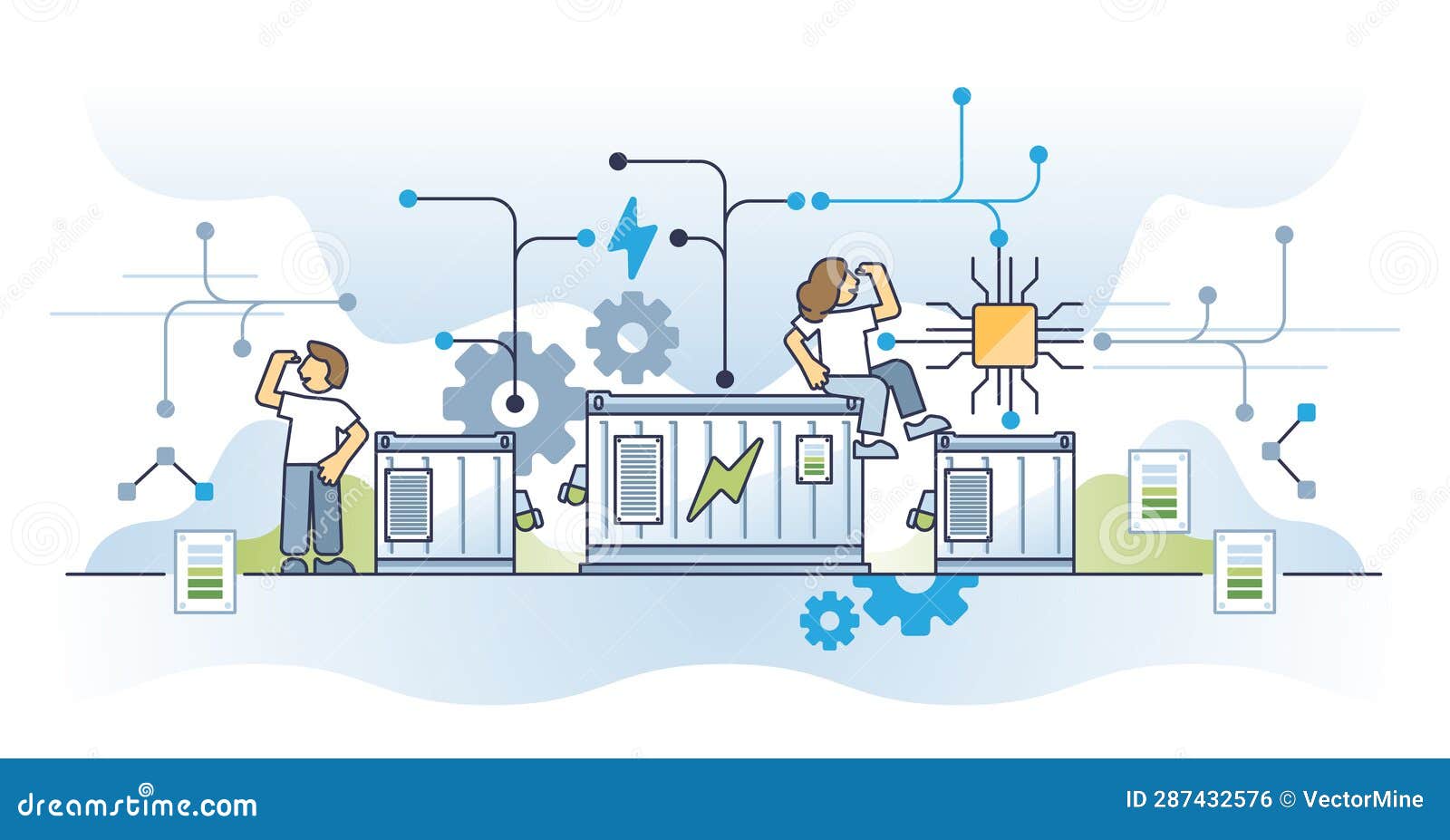 Electricity Generation In Nuclear Power Plants Harnessing Energy Through Nuclear Fission Vector ...
