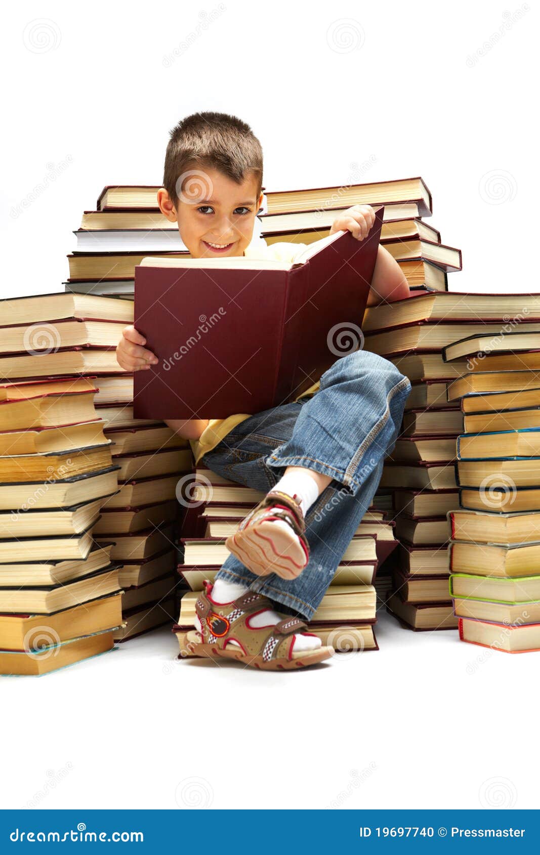 Smart guy stock photo. Image of preschool, diligent, intelligent - 19697740