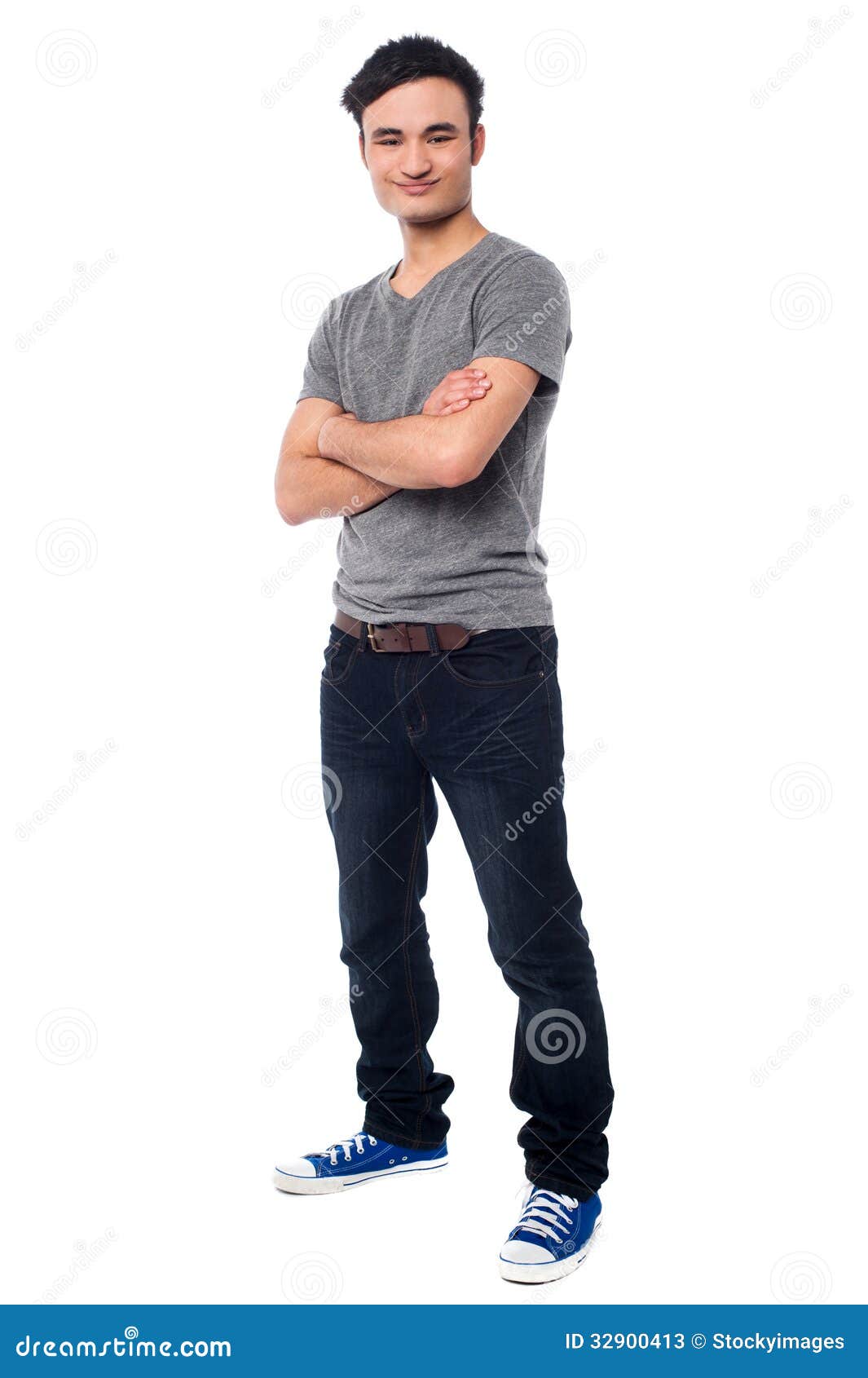 Smart Guy Posing with Confidence Stock Image - Image of casual, cool ...