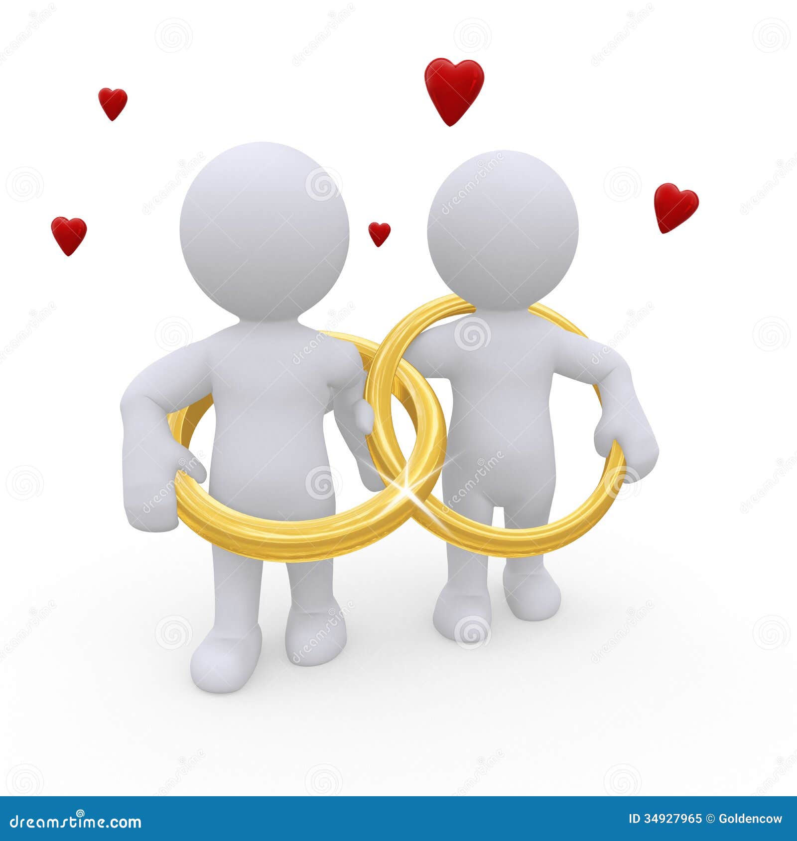 Smart guys just married stock illustration. Illustration of ceremony ...