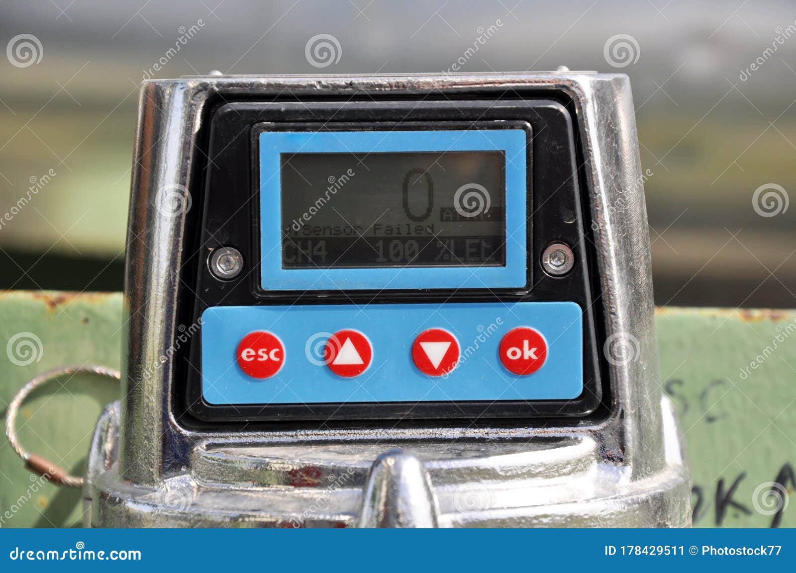 The Smart H2S Detector for Oil Industry Stock Image - Image of chemical ...