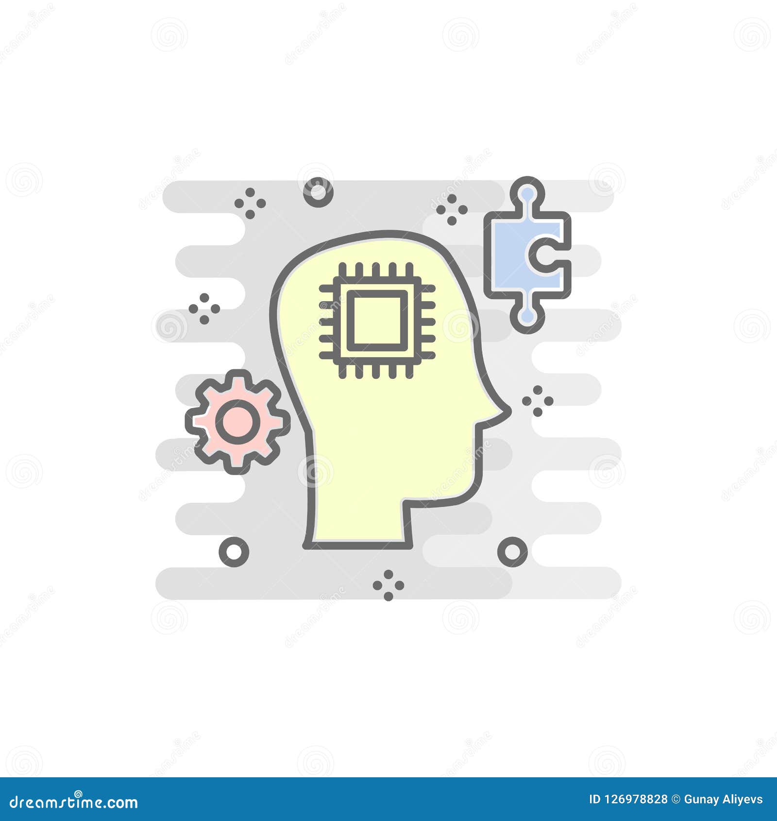 Smart Head Logo Stock Photo | CartoonDealer.com #39443478