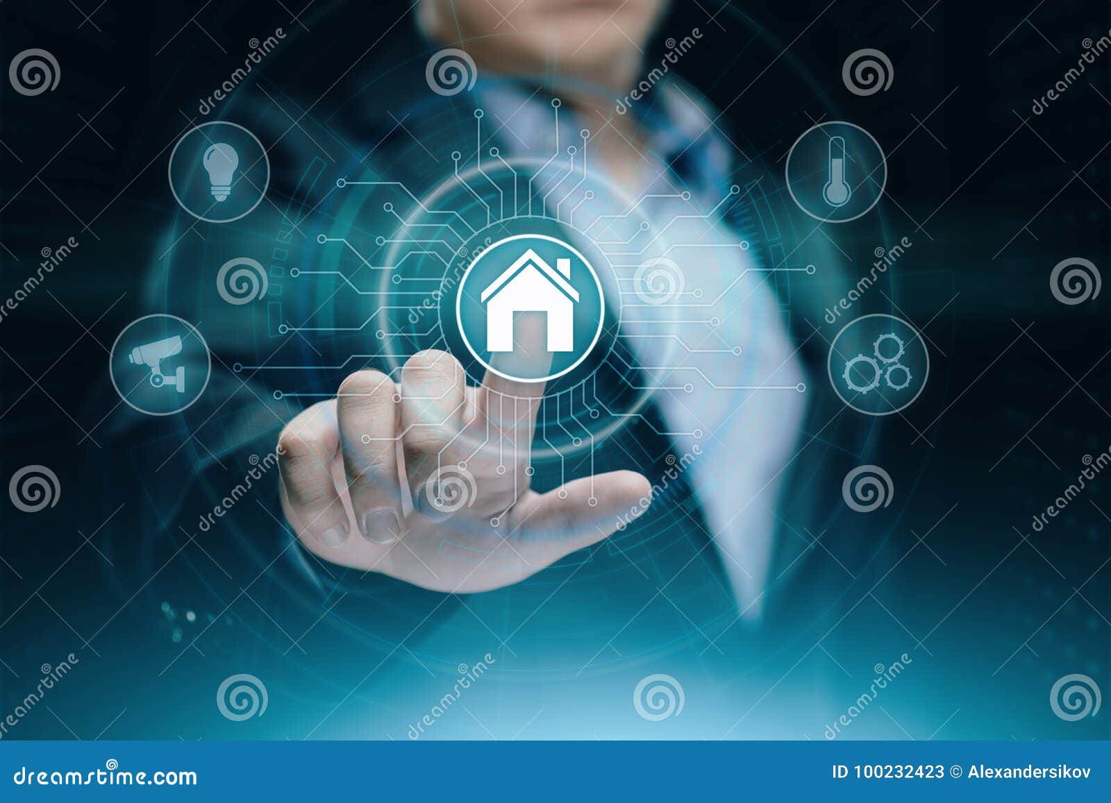 Smart Home Automation Control System. Innovation Technology Internet ...