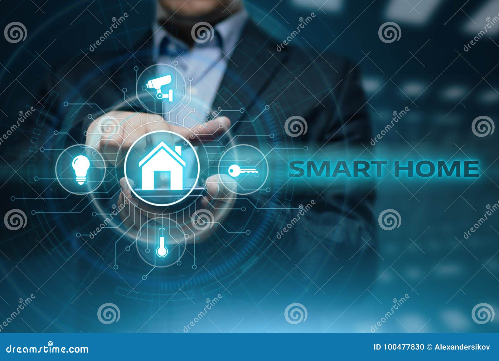 Smart Home Automation Control System. Innovation Technology Internet ...